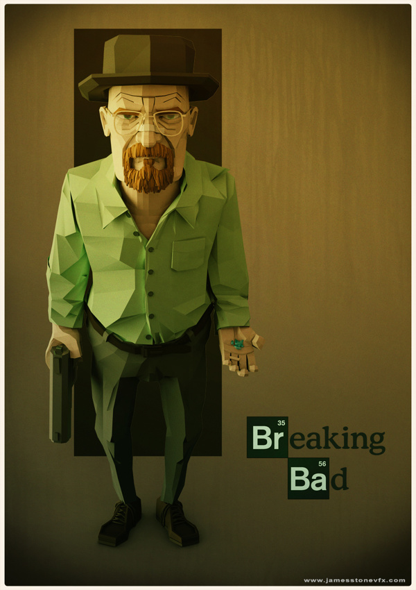 Epic Breaking Bad Art Tribute | Graphic Tide Blog